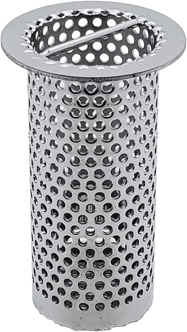 Commercial Cylinder Floor Drain Strainer | Perforated Stainless Steel ...
