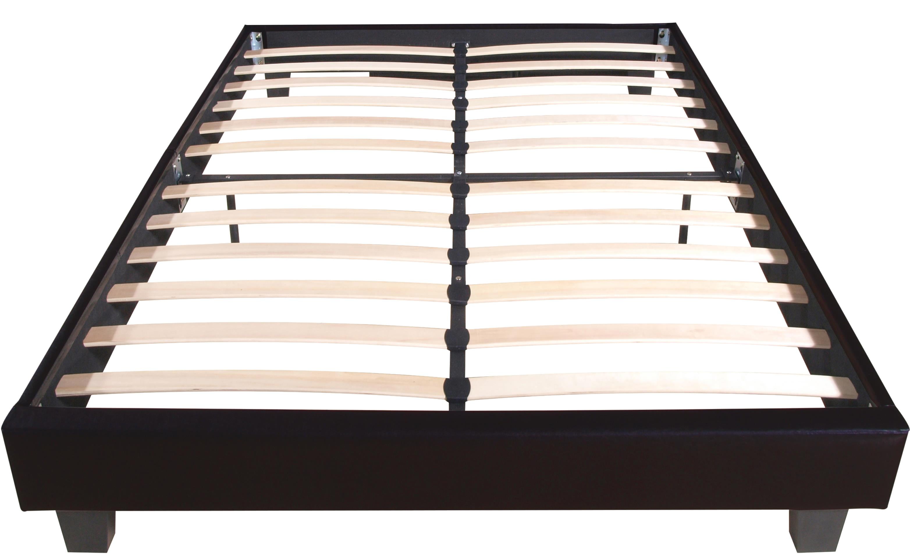 Acton Platform Bed, Full, Brown - Walmart.com