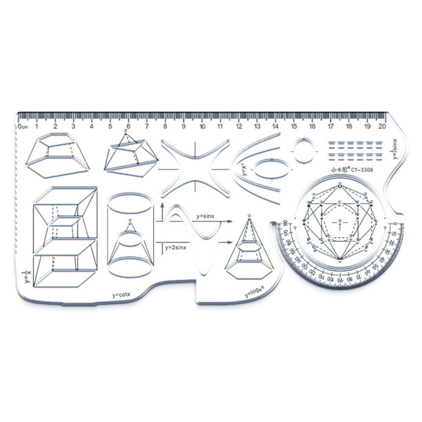 Multifunctional drawing ruler for primary and secondary school students ...