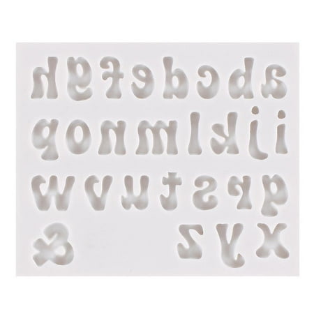 26 Lowercase Letter Shape Silicone Mold | Walmart Canada