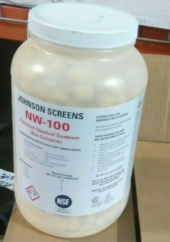 (1) NEW Nu-Well 100 Water Well Rehabilitation Pellets 1 gal (9 lbs Jar ...