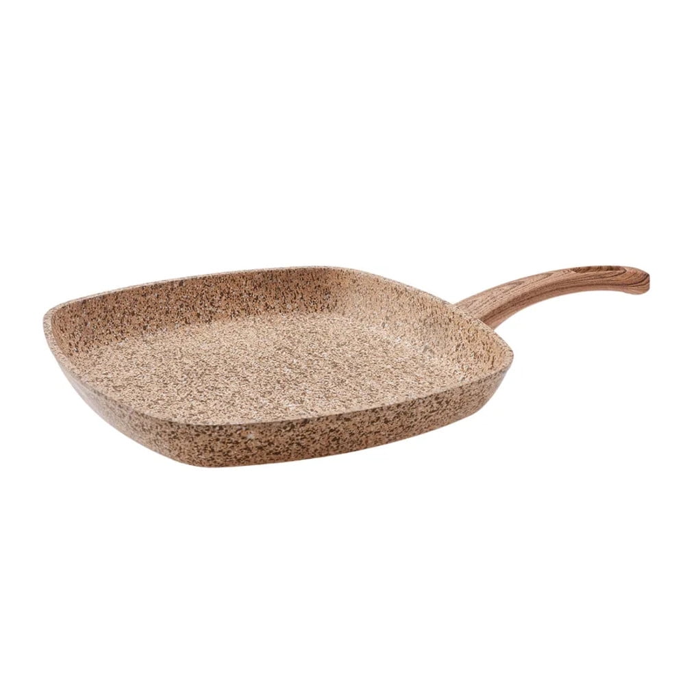 Karaca Nonstick Griddle Pan BioGranit Non-Stick Grill Pan with Bakelite ...