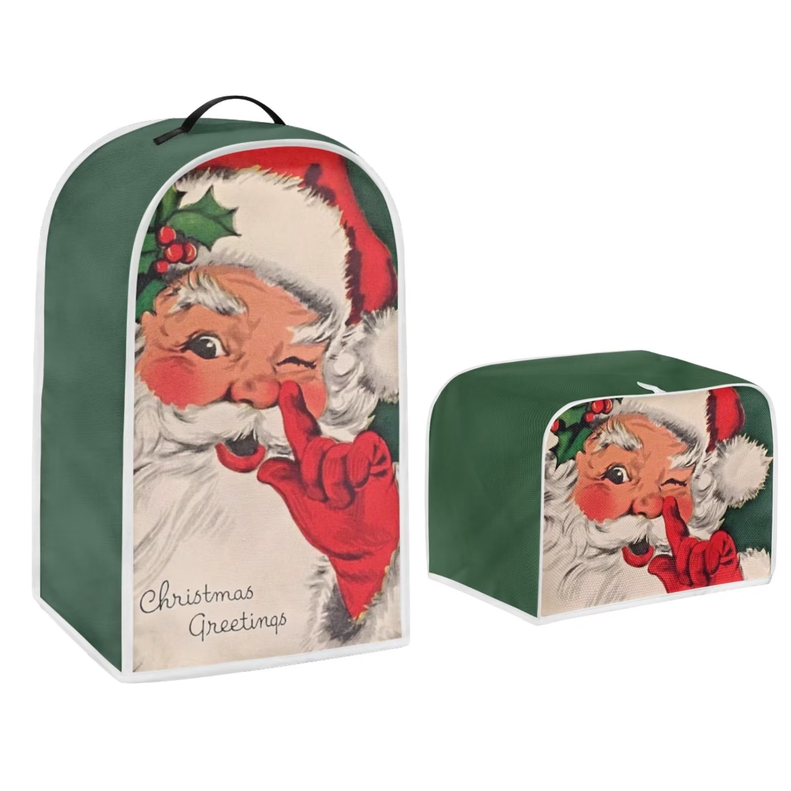 Renewold Christmas Santa Blender Cover Toaster Covers 2 Slice Wide Slot ...