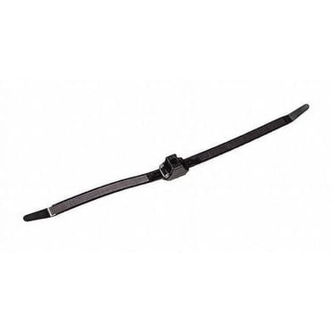 GROTE 83-6041 Dual Clamp Tie,Black,19-1/8",150lb.,PK50 - Walmart.com