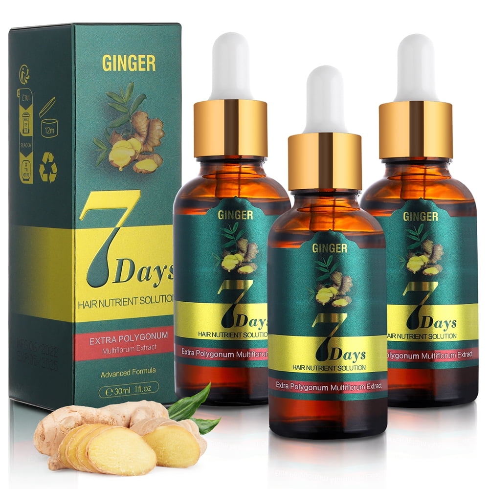Ginger Hair Growth Germinal Oil Regrow 7 Days Ginger Germinal Serum