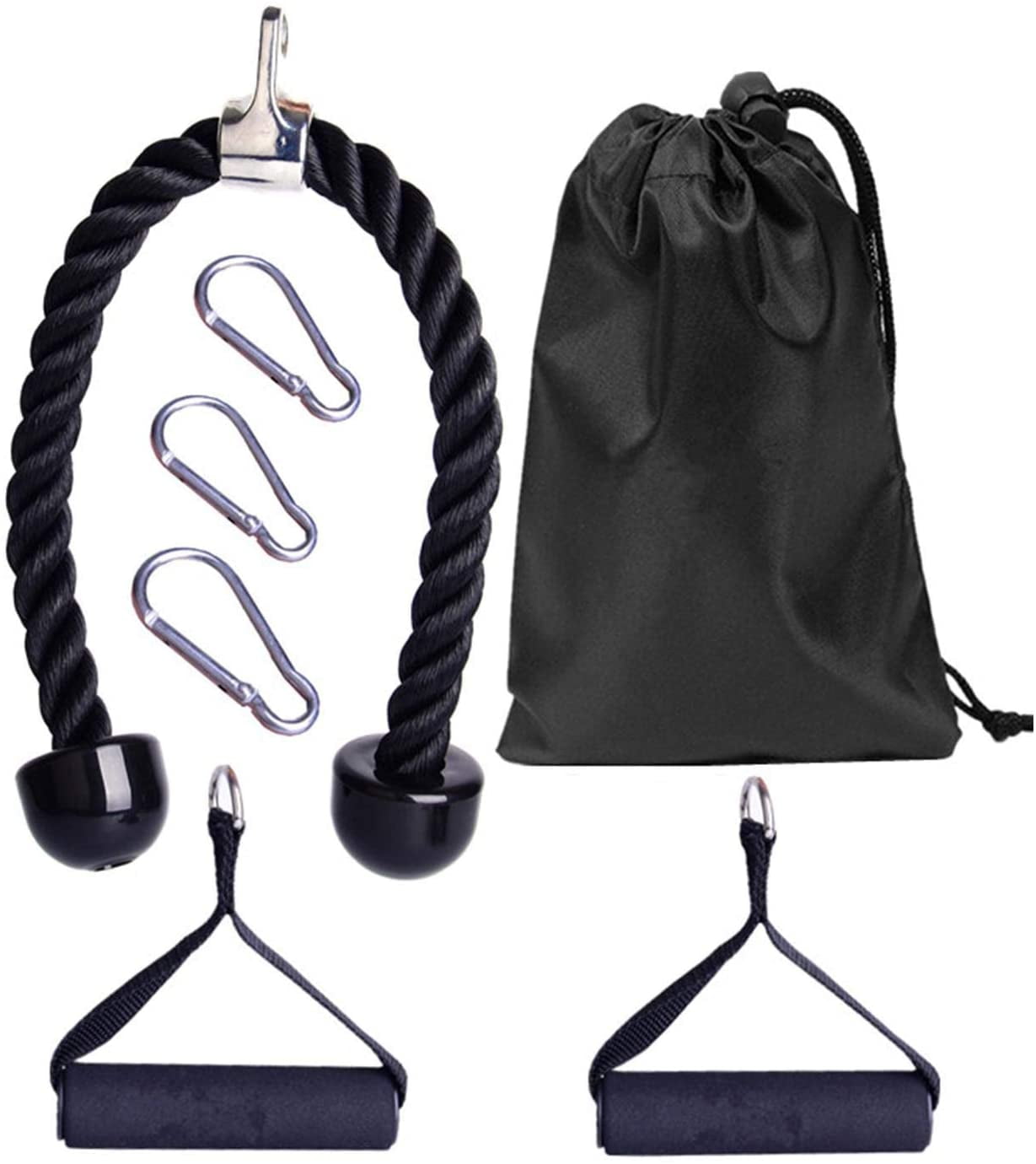 Arm Strength Rope Set, Heavy Duty Tricep Rope Pull Down Bicep Rope, Arm ...