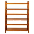 Free Shipping! Yu Shan CO USA Ltd 330-25 3 Tier Folding Bookcase Honey ...