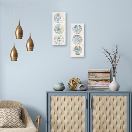 Shell Panel I & II by Studio Arts Set of 2 Canvas Prints - Walmart.com ...