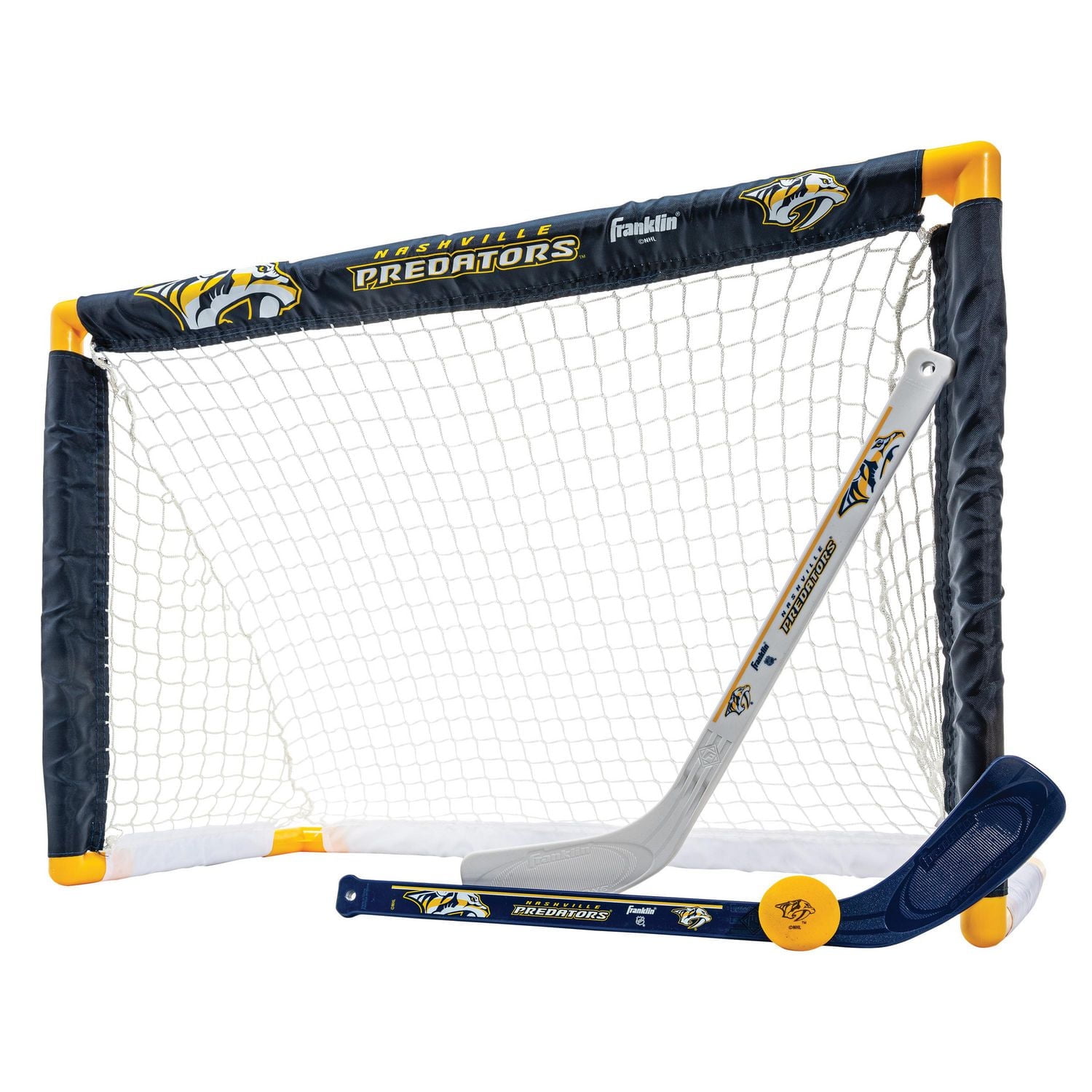 Click here for Franklin Sports Nhl Predators Mini Hockey Set - Ki... prices