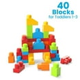 Mega Bloks First Builders Let's Build It! 40-Piece Set - Toddler's ...