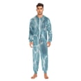 1-Pack Onesie Adult Hooded Pajamas, Soft Fleece Full Zip One Piece ...