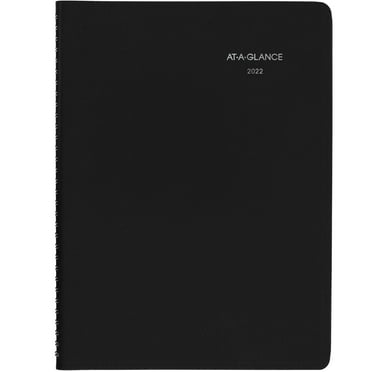AT-A-GLANCE DayMinder Weekly Appointment Book, 8 x 11, Black, 2018 ...