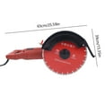 14" 3000W Concrete Cut off Saw Wet Dry Concrete Saw Cutter w/ Water ...