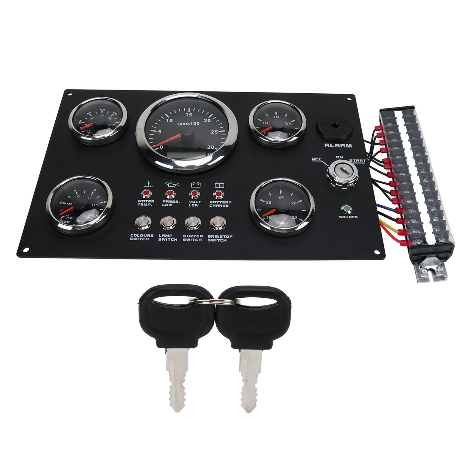 Digital Gauge Cluster,Digital Gauge Cluster Panel Oil Volt Water ...