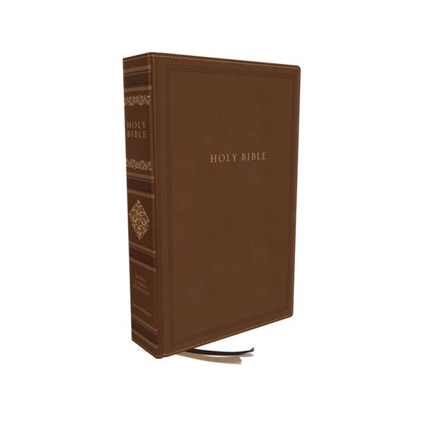 Sovereign Collection KJV Personal Size Reference Bible, Brown ...