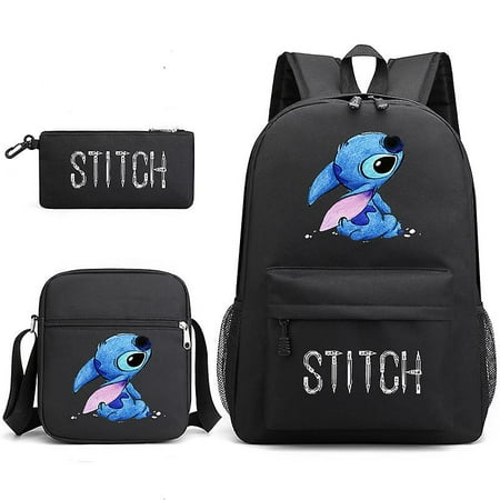 Lilo & Stitch Stitch Backpack Three-piece Set School Bag Gift - Walmart.ca