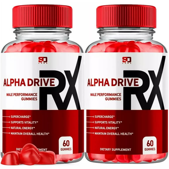 Alpha Drive RX Gummies for Men, Your Daily Supplement for Confidence ...