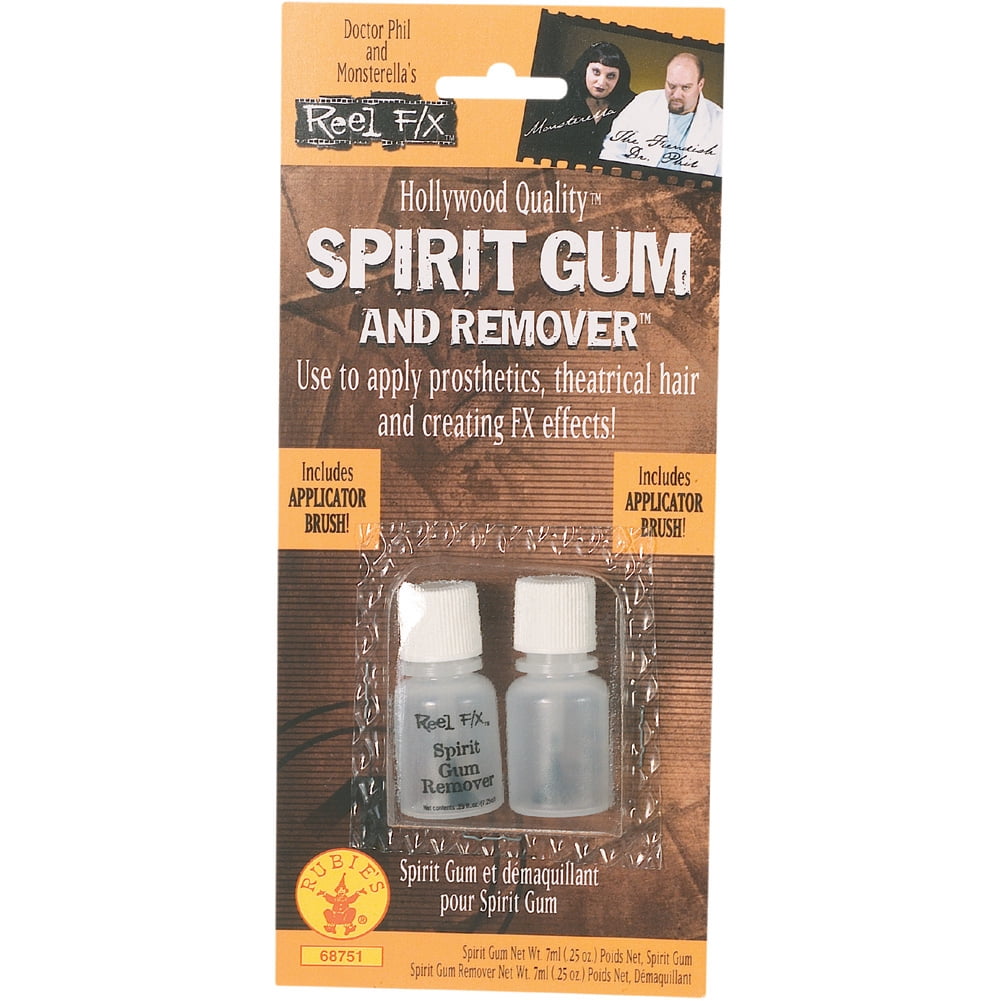 Spirit Gum And Remover Theatrical Combo Pack Glue Makeup Applicator ...