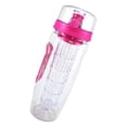32oz Fruit Infuser Sports Water Bottle, Leakproof Plastic Outdoor ...
