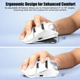 Wireless Trackball Mouse, Ergonomic Rollerball Mouse With 4800 Dpi/7 ...