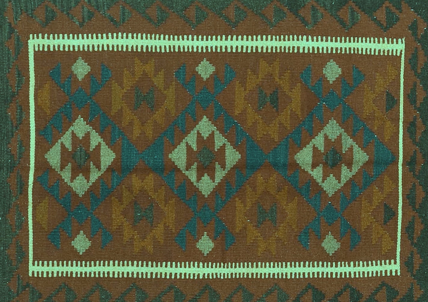 Ahgly Company Machine Washable Indoor Rectangle Oriental Turquoise Blue ...