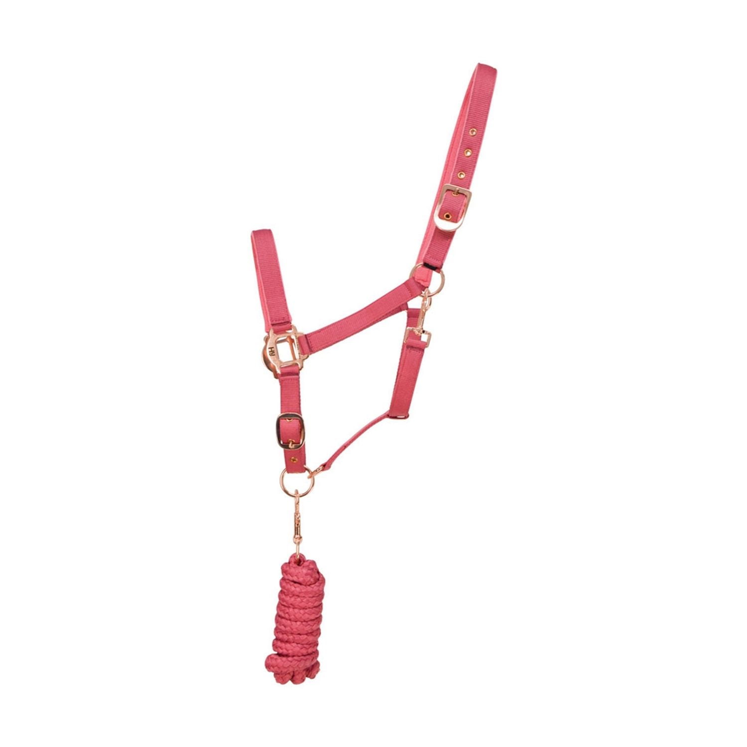 Click here for Hy Rose Gold Headcollar And Lead Rope prices