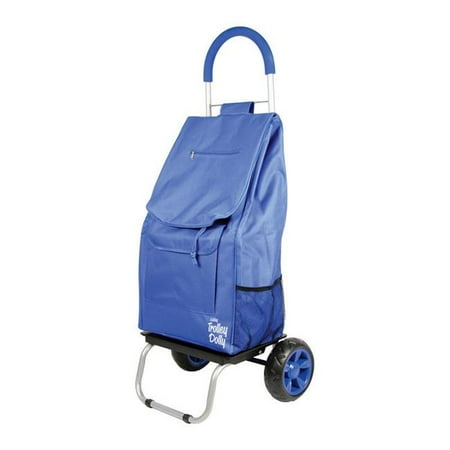 38 x 15 x 13 in. Collapsible Trolley Cart Blue - Walmart.ca
