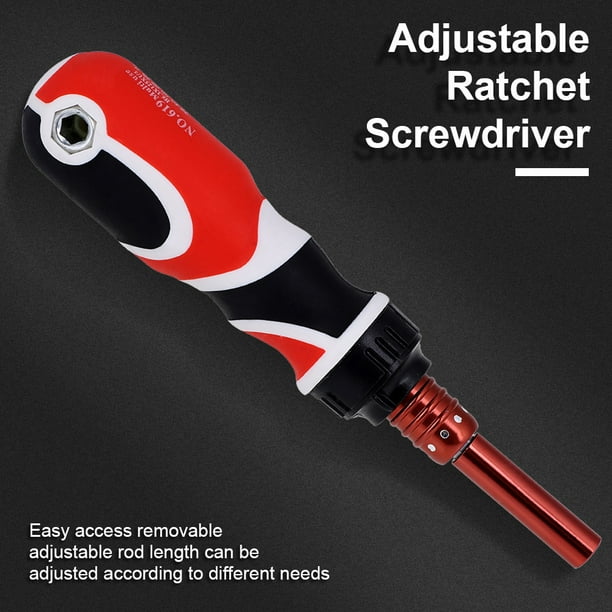 Telescopic Ratchet Screwdriver, Effortless Wear- Telescopic Screwdriver ...