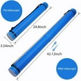 DEWEL Portable Storage Document Tube, Expanding Blueprint Tube with ...