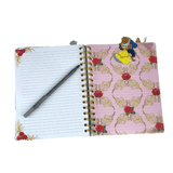 Disney Princess Beauty and the Beast School Diary, Spiral Notebook with ...