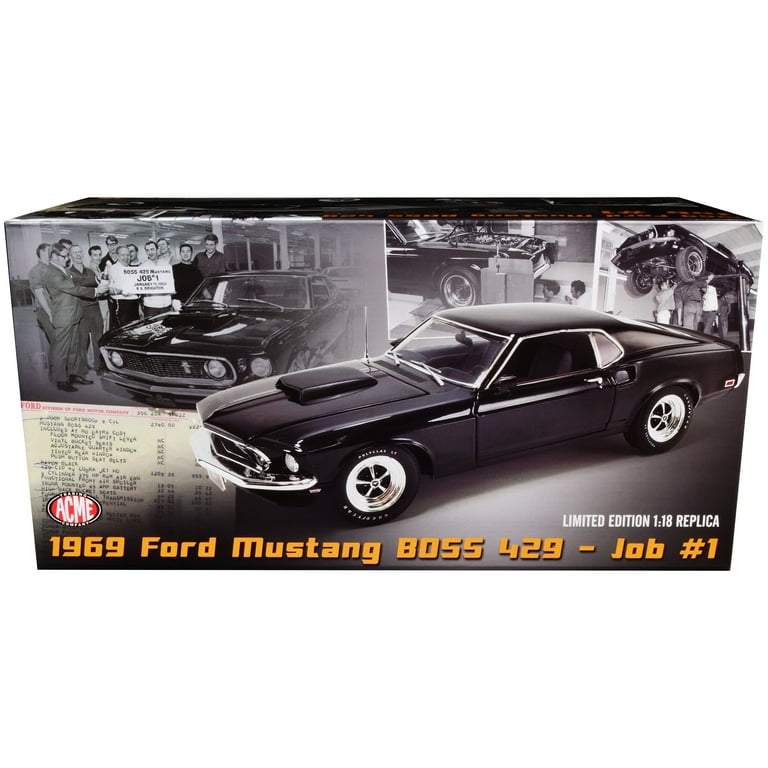 Black 1969 Ford Mustang Boss 429