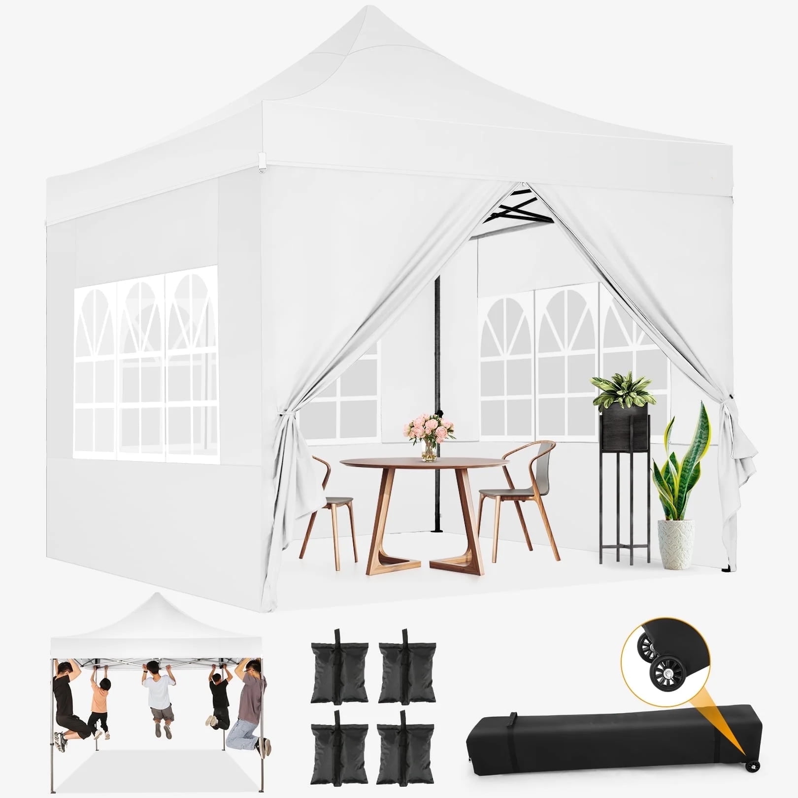Click here for Cobizi 10x10 Pop Up Canopy Commercial Heavy Duty C... prices