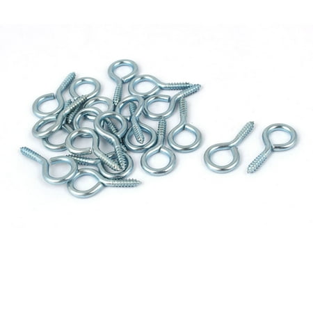 Jewelry Garden Vine Wire 3.9mm Thread Dia Eyelet Screw Eye Hook 20pcs ...