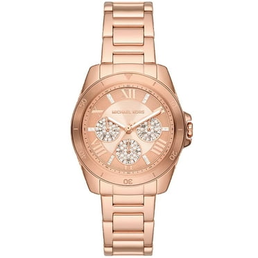 Original Michael Kors Mini Slim Runway Ladies Watch, 34mm Rose Dial ...