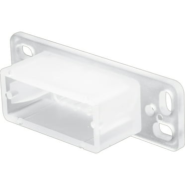 PAPADA 6 Pieces Vertical Blind Bracket White Profile Box Mounting ...