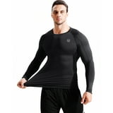 Neleus Men Compression Shirts Long Sleeve Workout Running Dry Fit 3 ...