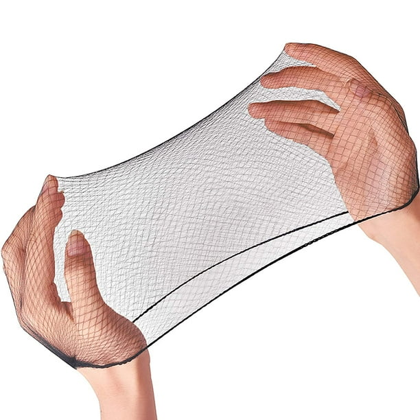 Hair Nets for Women Buns, Elastic Hair Bun Nets Invisible Hairnets ...