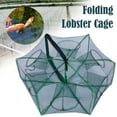 Blarkrus Foldable Fishing Shrimp Fish Crab Pot Yabbie Bait Net Dip Trap ...