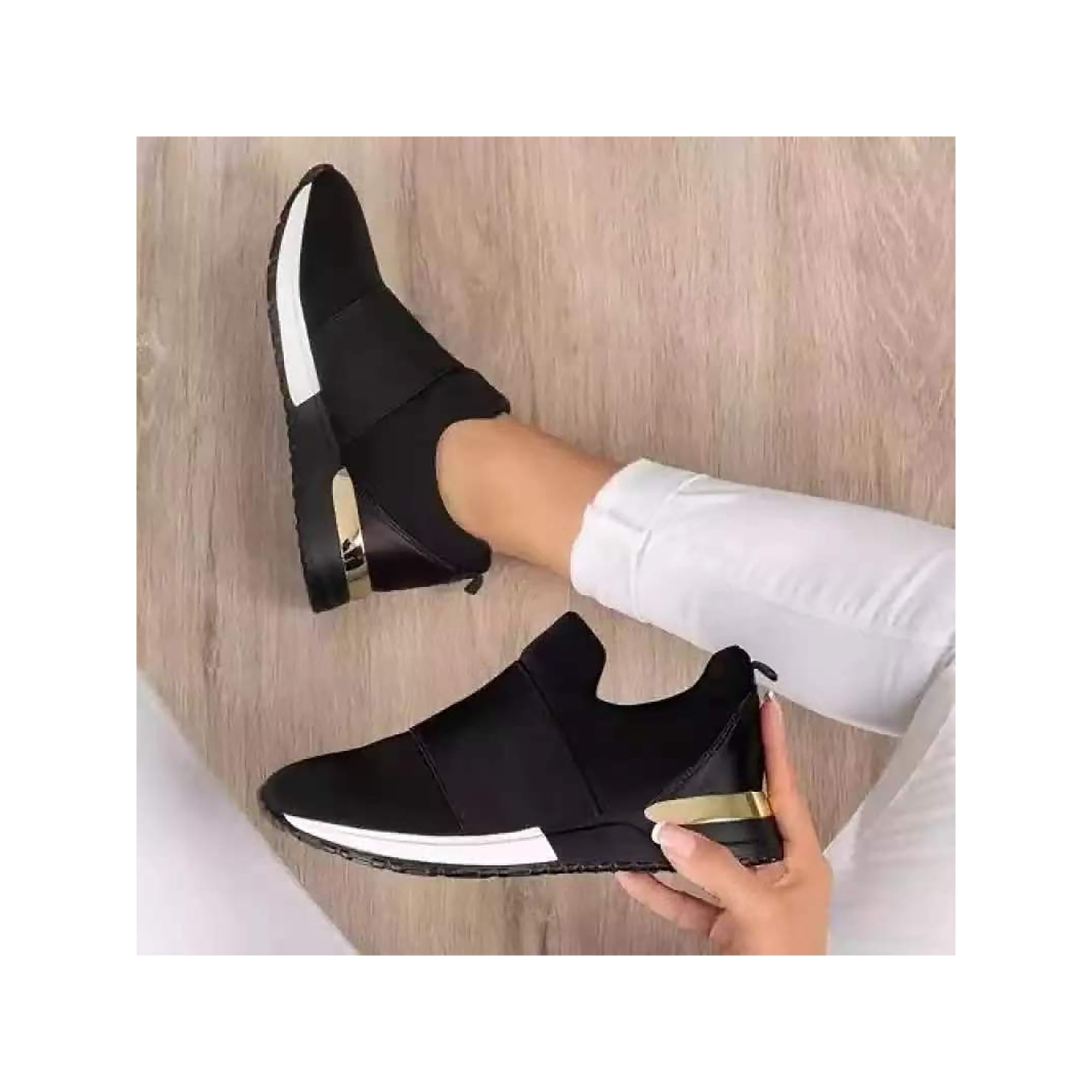 Click here for Luxur Ladies Sneakers Comfort Athletic Shoes Slip... prices