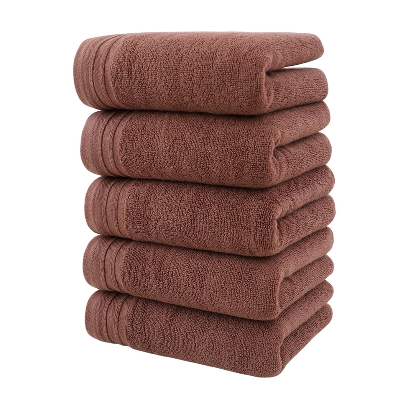 Click here for Generic Brown Brown 5 Pack Cotton Face Towels Set... prices