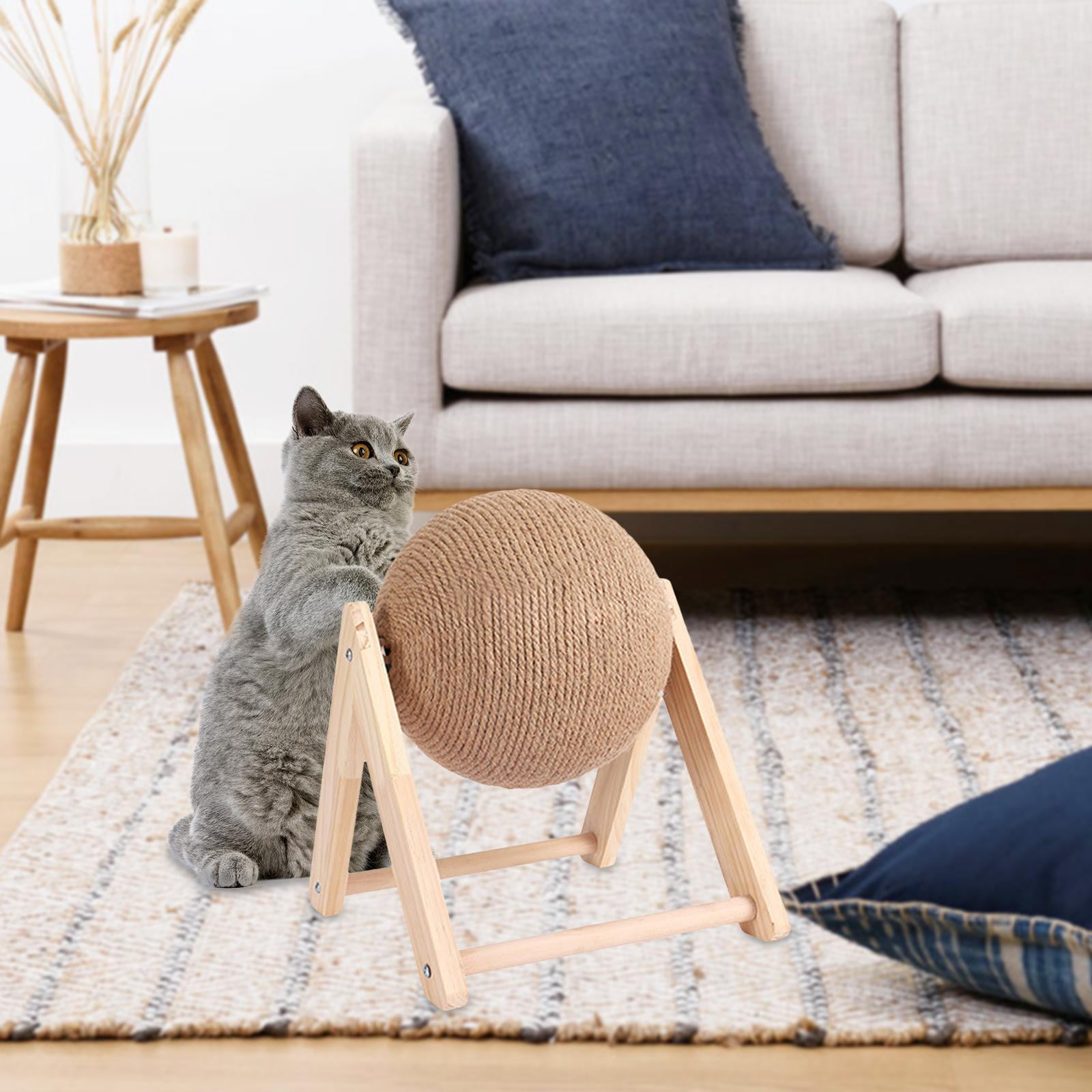 Rascador de Madera para Gatos Yinane Juguete de Entrenamiento ...