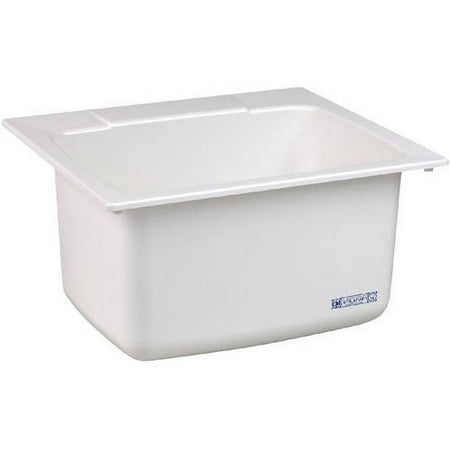 Mustee 10 Utility Sink 22" x 25", White - Walmart.com