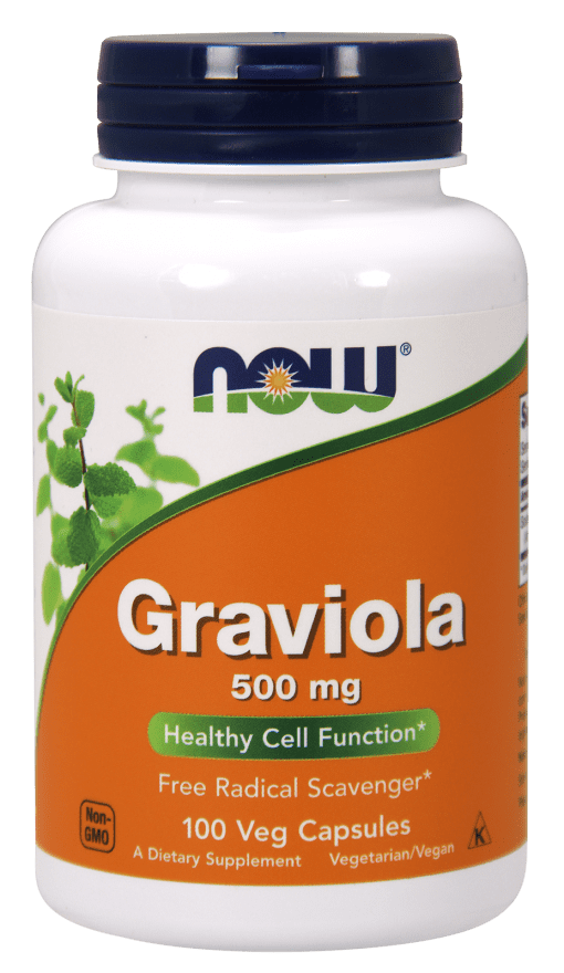 NOW Graviola 500 mg Capsules, 100 Ct - Walmart.com