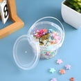 ACDANC Clear Plastic Bucket with Lid and Handle - 1L Ice Cream Tub for ...