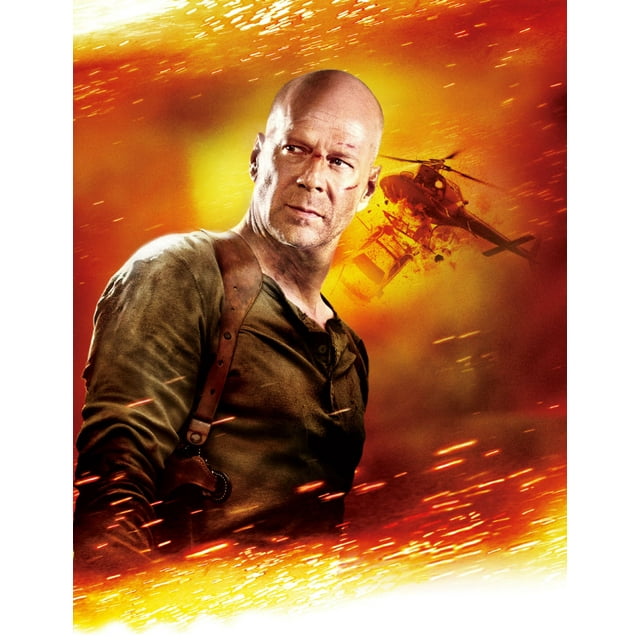 Live Free Or Die Hard Poster Bruce Willis Metal Sign 8inx 12in Print on ...