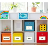 WhatSign Desk Name Tag Stickers for Kids Students, 48pcs Student Name ...