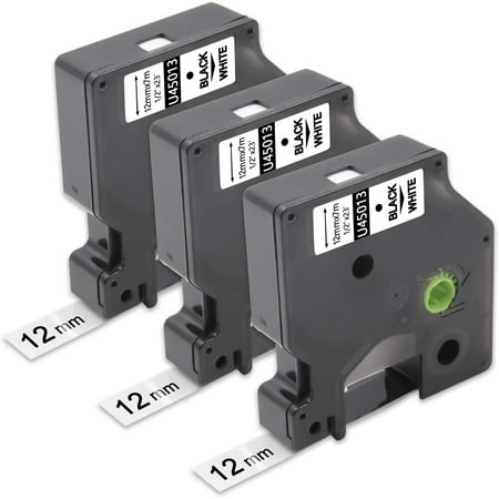 Unismar Compatible Label Tape Replacement for Dymo D1 45013 S0720530 Refill for Dymo ...