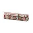 10Pieces Aesthetic Flower Pattern Tape Background Masking Tape ...
