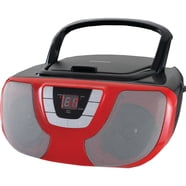 Sylvania CD Radio Boombox, Silver, SRCD286 - Walmart.com