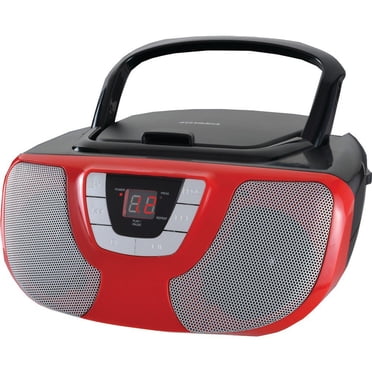 SINGING WOOD 030C Portable CD Player Boombox with AM FM Stereo Radio ...
